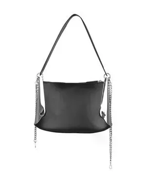 PUBLISHED BY Chain-embellished Leather Shoulder Bag