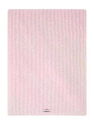 Pinko Ribbed-knit Scarf Pink