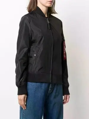 Alpha Industries Baseball-collar Track Jacket - Black