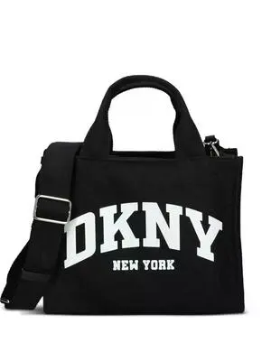 Dkny Logo-print Tote Bag - Black