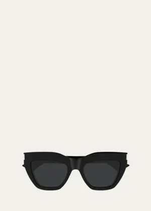 Saint Laurent SL759 Recycled Acetate Square Sunglasses Black3