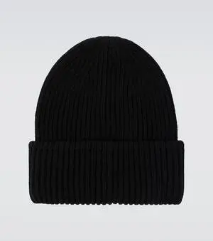 Moncler Wool And Cashmere Beanie - Black