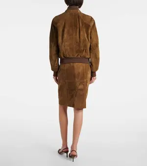 TOM FORD Suede Bomber Jacket