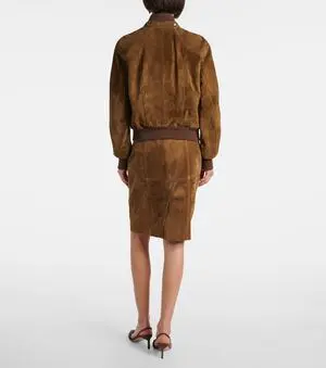 TOM FORD Suede Bomber Jacket