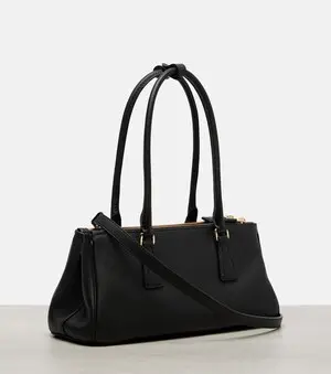 Prada Galleria Medium Leather Tote Bag - Black