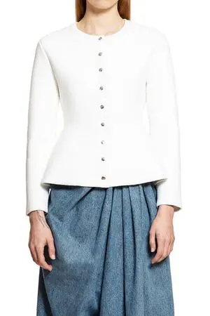 Loewe Buttoned Cardigan - White