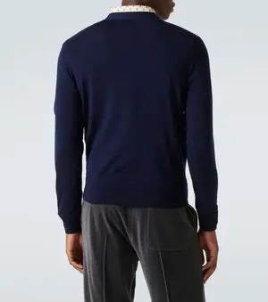 TOM FORD Wool Cardigan - Blue