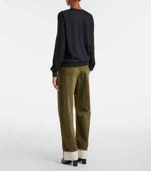 TOD'S Ribbed-knit Wool And Silk Sweater