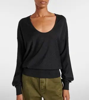 TOD'S Ribbed-knit Wool And Silk Sweater