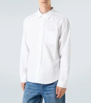 Loewe Anagram Cotton Poplin Shirt - White