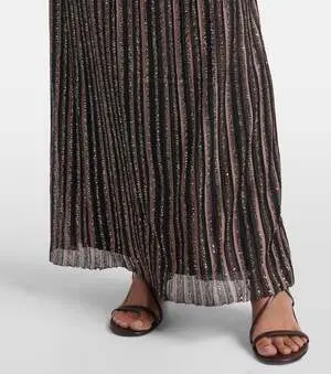 Missoni Zig Zag Sequined Maxi Skirt - Multicoloured