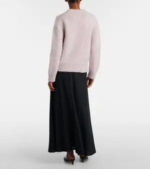 JIL SANDER Alpaca And Mohair-blend Sweater - Pink