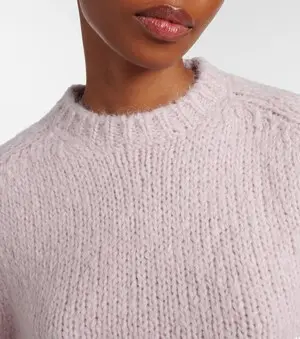 JIL SANDER Alpaca And Mohair-blend Sweater - Pink