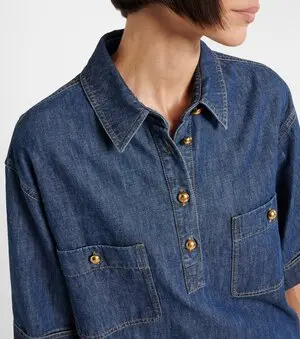Valentino Garavani Denim Shirt Dress