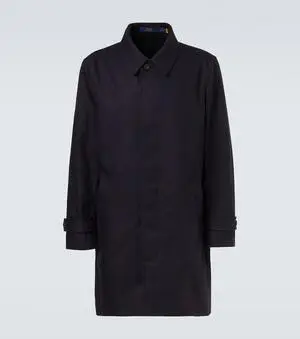 Polo Ralph Lauren Cotton Twill Car Coat - Blue