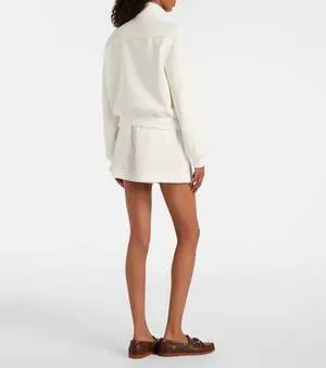Valentino Garavani Logo Jersey Zip-up Sweatshirt