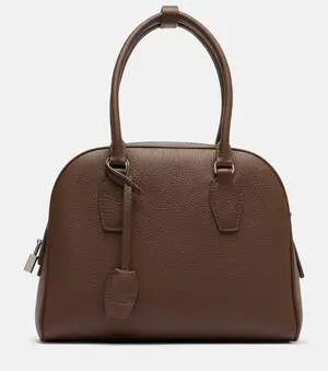 THE ROW India 10 Small Leather Tote Bag - Brown