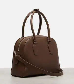THE ROW India 10 Small Leather Tote Bag - Brown