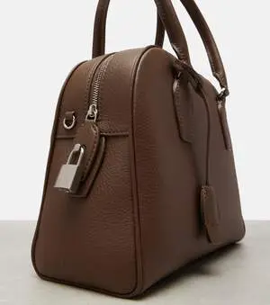 THE ROW India 10 Small Leather Tote Bag - Brown