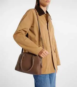 THE ROW India 10 Small Leather Tote Bag - Brown