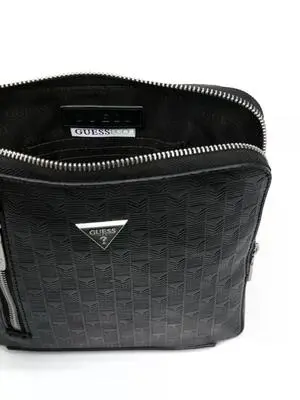 Guess Logo-embossed Messenger Bag