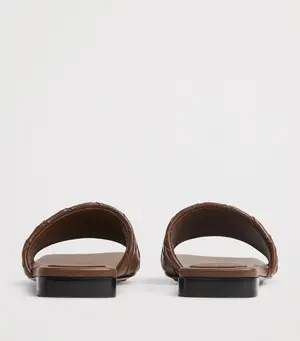 Bottega Veneta Leather Parco Mules