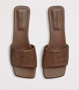 Bottega Veneta Leather Parco Mules