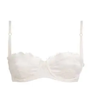 Kiki De Montparnasse Lace-insert Bra - Ivory