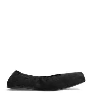 women's slip-on suede flats