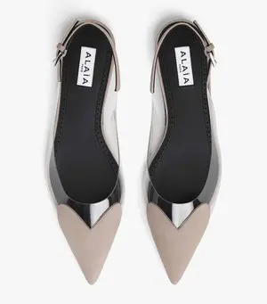 Alaïa Coeur Slingback Ballet Flats