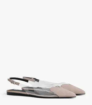 Alaïa Coeur Slingback Ballet Flats