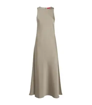 Max & Co. Satin Sleeveless Midi Dress