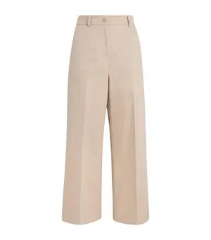 Max Mara Cotton Straight Trousers