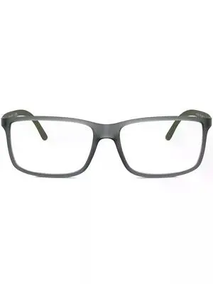 POLO RALPH LAUREN EYEWEAR Rectangle-frame Glasses - Grey
