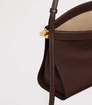 Alaïa Medium Le Click East West Shoulder Bag - Brown