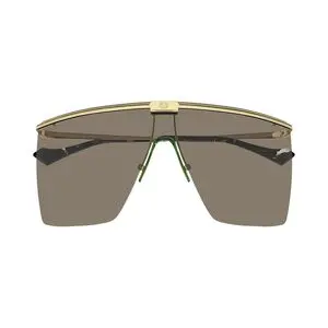 Gucci Shield Sunglasses - Gold