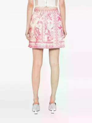 Versace Underwater Barocco Pleated Skirt