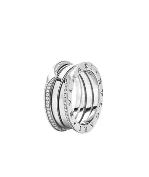 BVLGARI B.zero1 Ring - 18kt White Gold - White Gold