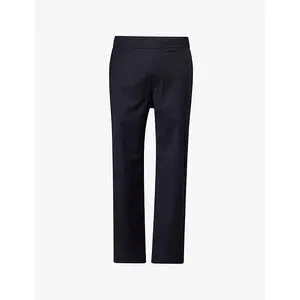 Dunhill Drawstring Tapered-leg Stretch-wool Trousers