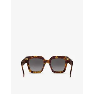 Fendi Square-frame Tortoiseshell Sunglasses - Brown