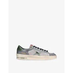 Golden Goose Stardan Suede And Mesh Low-top Trainers