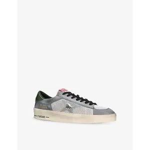 Golden Goose Stardan Suede And Mesh Low-top Trainers
