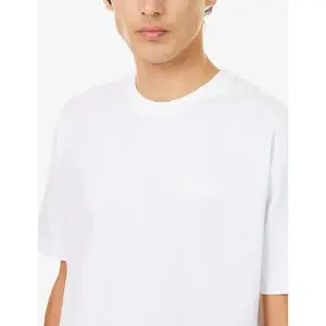 Givenchy Embroidered Brand-patch Regular-fit Cotton T-shirt