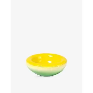 HOME STUDYO Mira Mikati Lisa Ceramic Bowl - Yellow And Green