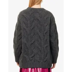 Bottega Veneta Round-neck Cable-knit Wool Jumper