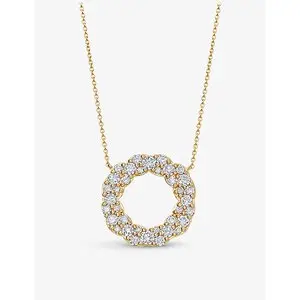 Astley Clarke Asteri Loop Diamond Pendant Necklace - 14ct Yellow Gold