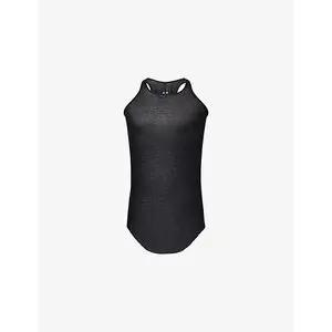 Rick Owens Basic Rib Sleeveless Woven Top - Black