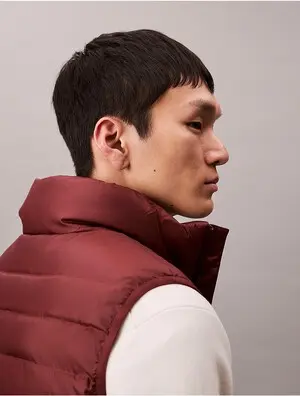 Calvin Klein Nylon Puffer Vest - Academic Red