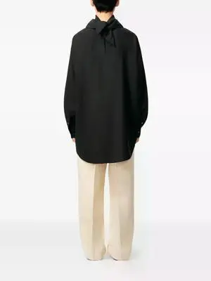 AMI Paris Bandana-collar Wool Blouse