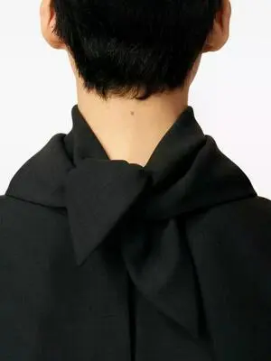 AMI Paris Bandana-collar Wool Blouse